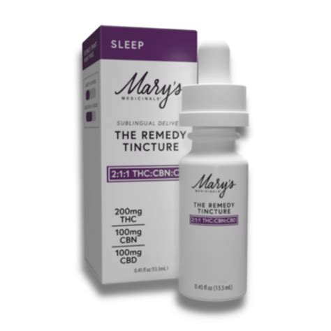 Buy Marys Medicinals The Remedy Sleep 211 200mg Thc100mg Cbd