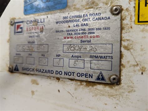 Used Cinelli Esperia Semi Auto Bun Divider Rounder For Sale At Steep Hill Equipment Solutions