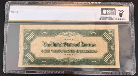 1934 1000 Kansas City One Thousand Dollar Bill Pcgs Ef 40 Comment Ebay