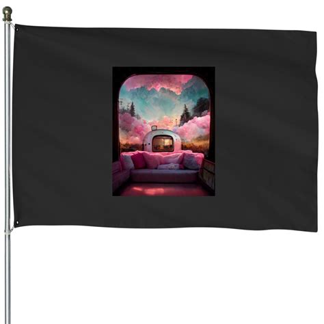 Glamping In Candy Land House Flags Sold By Ronaldonitzschee Sku 202971793 30 Off Printerval