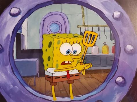 Spongebob Squarepants Original Production Cel Cell Animation Art Nm £471 25 Picclick Uk