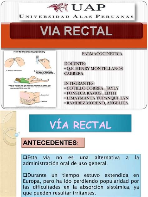 Administración Vía Rectal Pdf