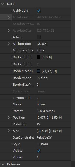 How To Scale A Ui Thats Rotated Scripting Support Developer Forum Roblox