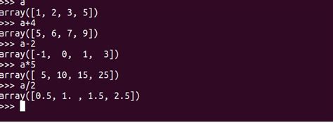 how to work with arrays in python srinimf