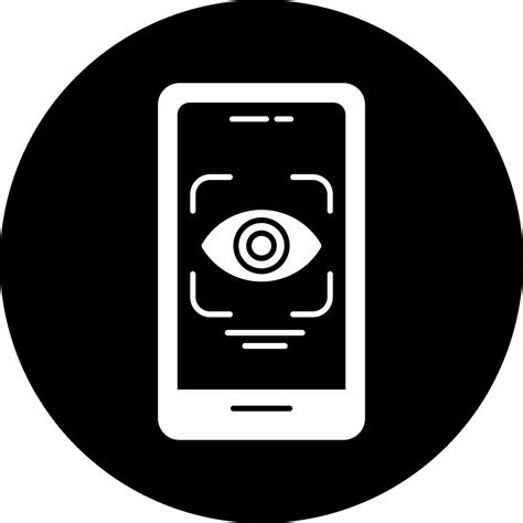 Retina Scanner Circle Inverted Icon 47316213 Vector Art At Vecteezy