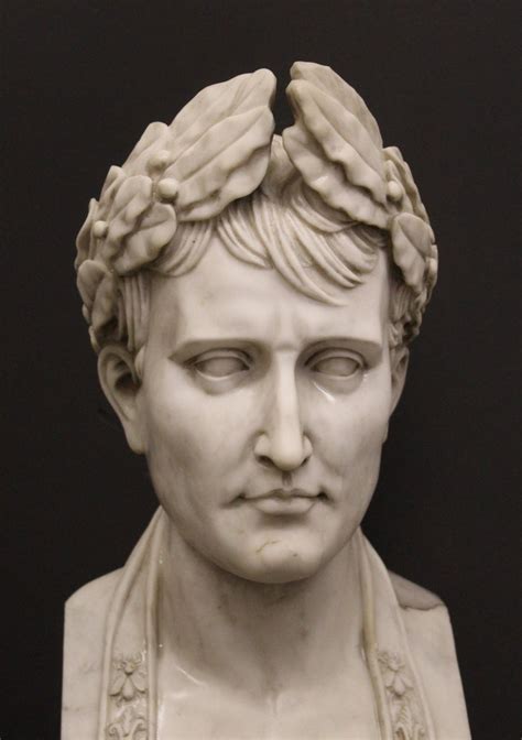 Napoleon From The Model Of Lorenzo Bartolini Sculpture In White Marble For Sale At 1stdibs
