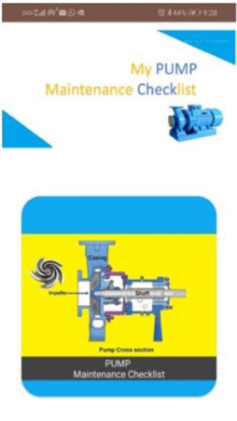 Pump Maintenance Checklist Latest Version 10 For Android