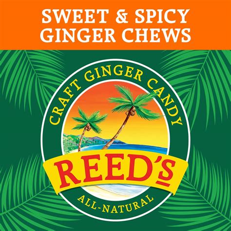 Reeds All Natural Ginger Chews Chewy Ginger Candy