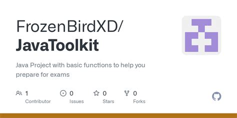 github frozenbirdxd javatoolkit java project with basic functions to