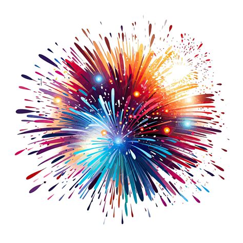 Premium Vector Fireworks Exploding Vector