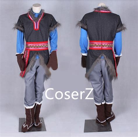 Custom Kristoff Costume Outfit Halloween Cosplay Costume Coserz