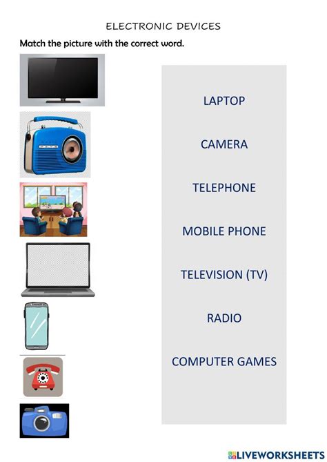 Electronic Devices Online Worksheet Worksheets Library