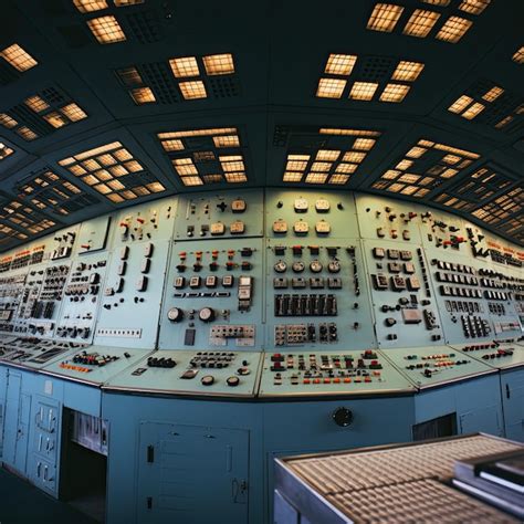 Premium Ai Image Closeup Of Nuclear Reactor Control Panel