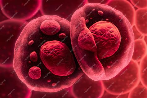 División De Células Madre Embrionarias Células Humanas Bajo El