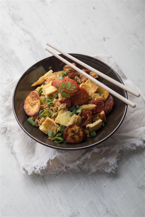 Premium Photo Arroz Chaufa Amazonico Peruvian Chinese Fried Rice