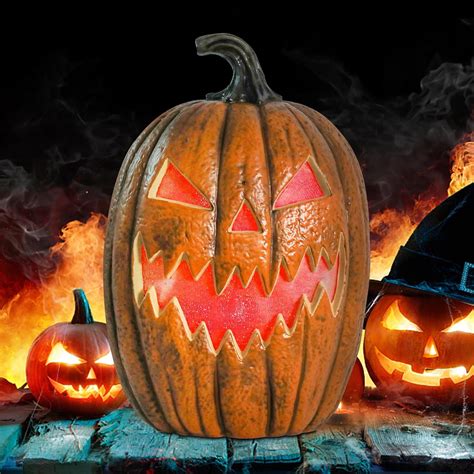 Mumtop Halloween Pumpkin Lantern Light Up Jack O Lantern