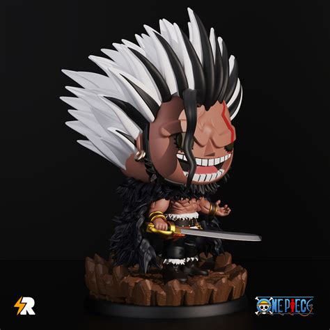 🪨 Rock D Xebec Funko Pop Custom One Piece・ 3d File For 3d Printing