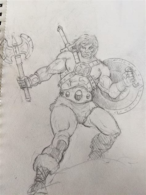 Been Doing Daily Doodles Of Masters Of The Universe This Is My First