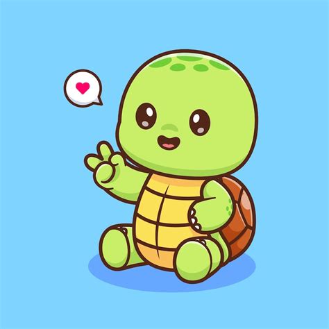 Cute Turtle Cartoon