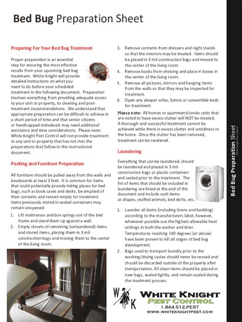 Bed Bug Prep Sheet Your Ultimate Guide To Pests Fill Out And Sign