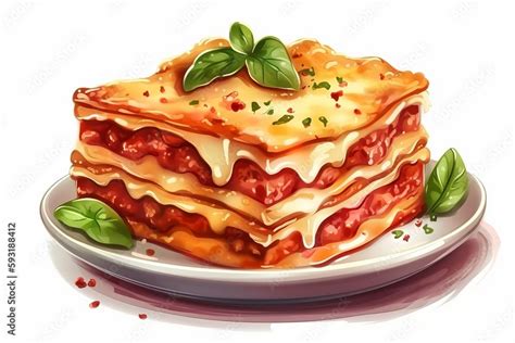 Best 12 Lasagna Italy Foodcartoon Vector Illustrator Artofit