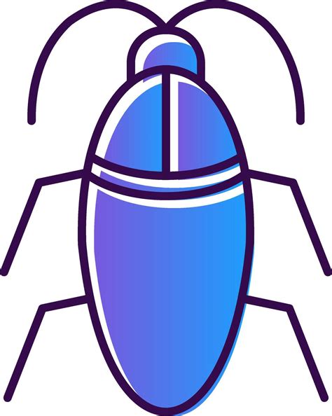 Cockroach Gradient Filled Icon 42759009 Vector Art At Vecteezy
