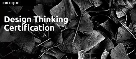 Design Thinking Certification The Design Thinking Association