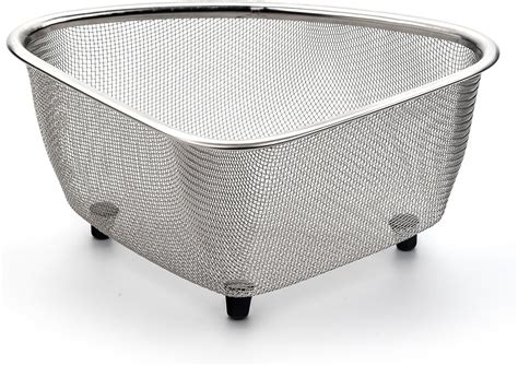 Sink Strainer Basket Stainless Steel Triangle Kitchen Sink