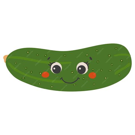 Premium Vector Cute Vegetable Vector Vegetable With Face Happy Vegetable Vector Summer