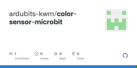 GitHub Ardubits Kwm Color Sensor Microbit