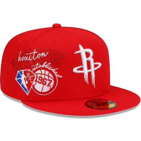 New Era Houston Rockets Back Half 2022 59fifty Fitted Hat