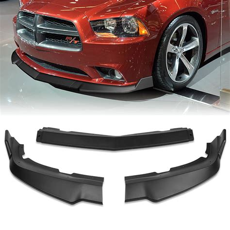 For 2011 2014 Dodge Charger Stp Style Black Front Bumper Body Kit