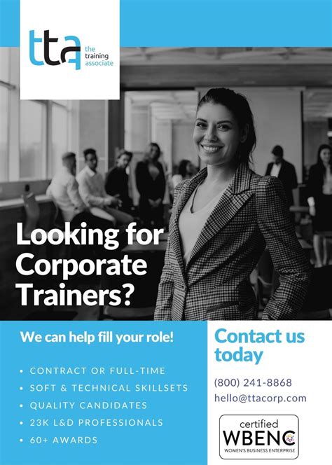 Tta The Training Associates On Linkedin Tta Wbenc Staffing