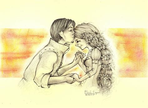 Tangled Kiss For Rapunzel By Pllns On Deviantart Disney Fan Art