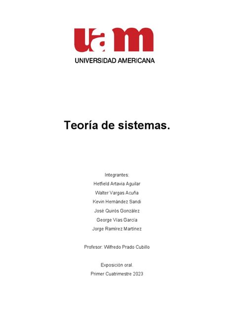 Teoría De Sistemas Pdf Pruebas De Software Software