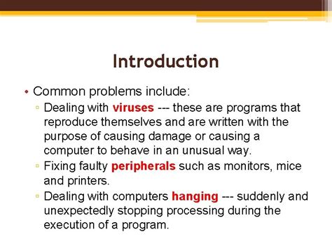 1 Unit 17 Computing Support 2 Introduction Introduction