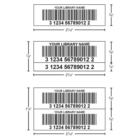 Bar Code Labels Vernon™ Digital Laminated Synthetic Bar Code Labels