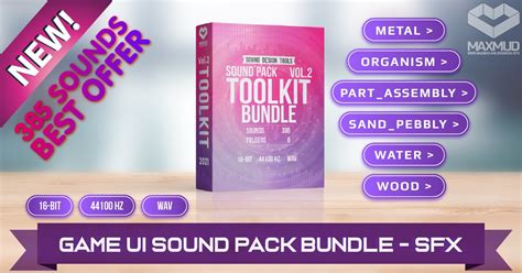 Toolkit Vol2 Sound Pack Bundle 음향 효과음 Unity Asset Store