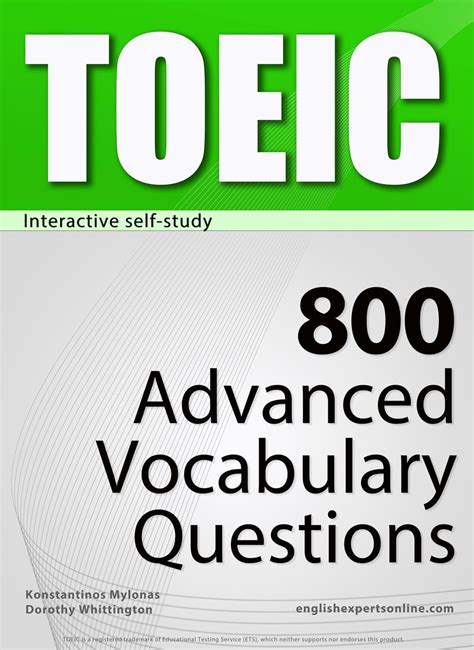 Toeic Interactive Self Study 800 Advanced Vocabulary Questions 4 Book