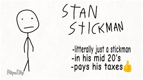 My Oc Stan Stickman Roriginalcharacter