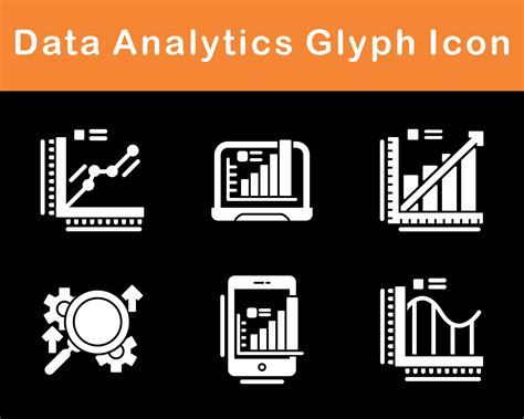 Data Analytics Vector Icon Set 20262132 Vector Art At Vecteezy
