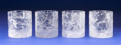 Bonhams Four Quartz Crystal Glasses