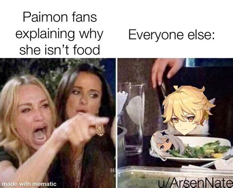 Paimon Is Foods Not Friend Scrolller