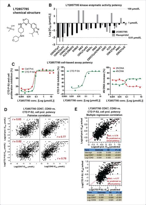 Ly2857785 Is A Highly Potent And Selective Inhibitor Of Cdk9 A