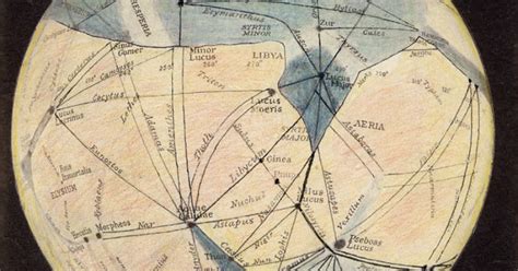 Percival Lowells Map Of Martian Canals The Planetary Society