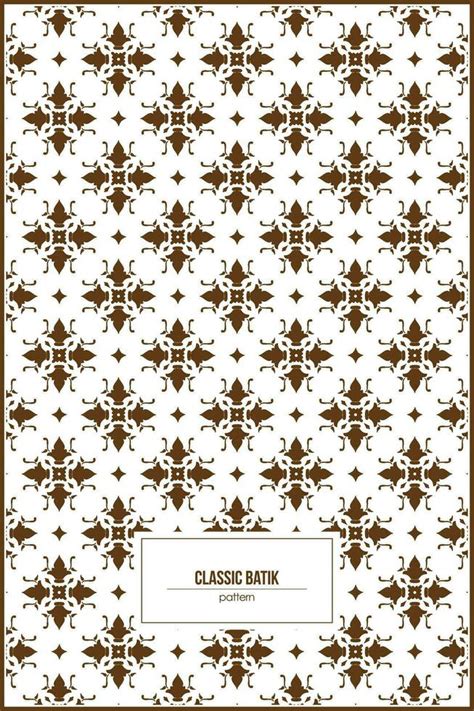 Classic Batik Pattern For Making Original Batik Cloth 25942677 Vector