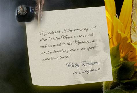 Ruby Roberts Travel Diary Entry 11 Walter Lindrum