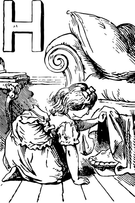 El Alfabeto H Lo Escondió Ilustración Vintage 13610405 Vector En Vecteezy