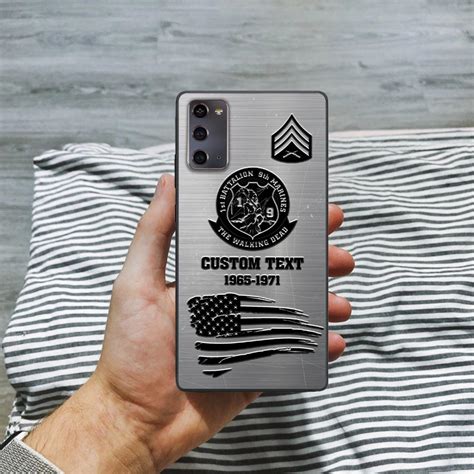 Em Nvt0674 Customized Usmc Battalions Stainless Steel Pattern N0674 Phonecase
