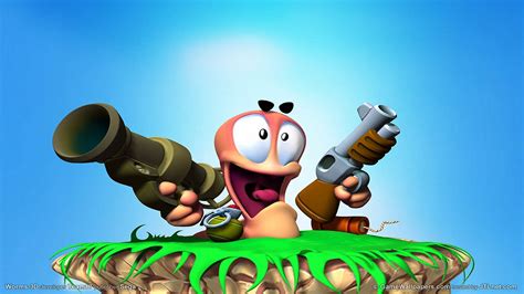 Download Boggy B Worm In Worms 3 Wallpaper
